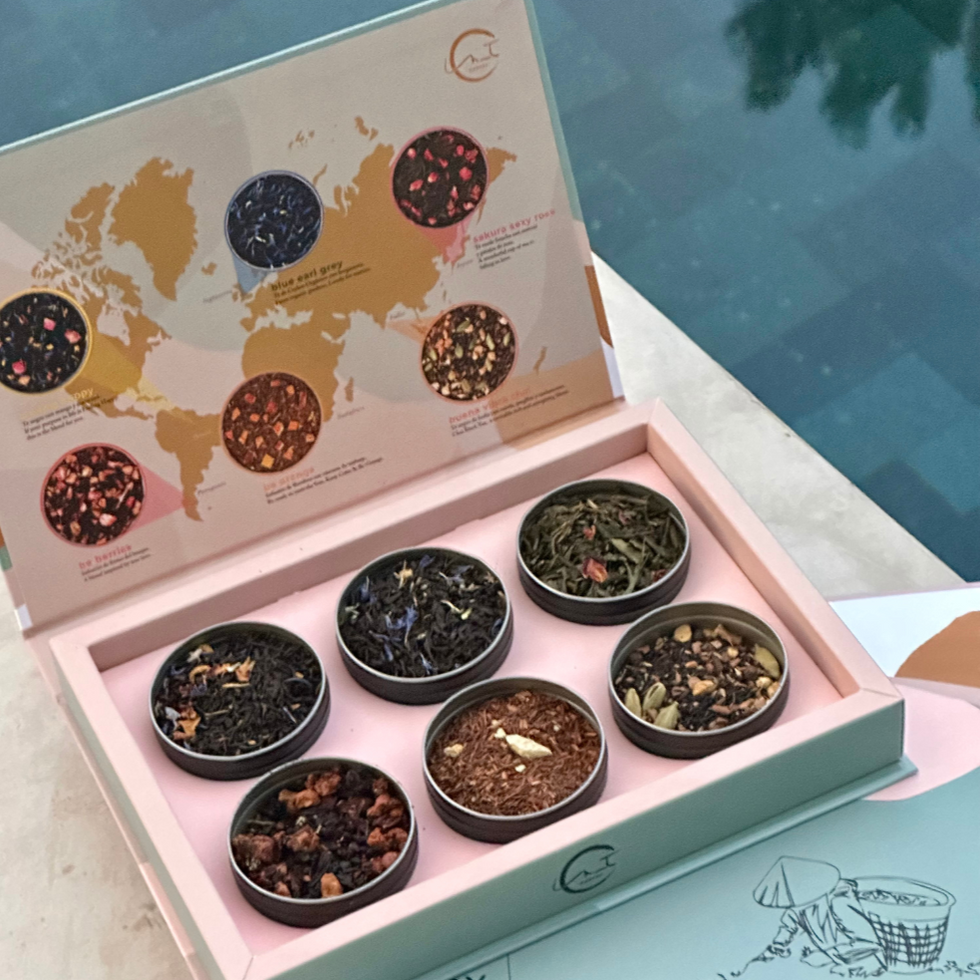 Caja Bon Voyage – Experiencia de Té con 6 Blends de Hebras — Inti Tea ...