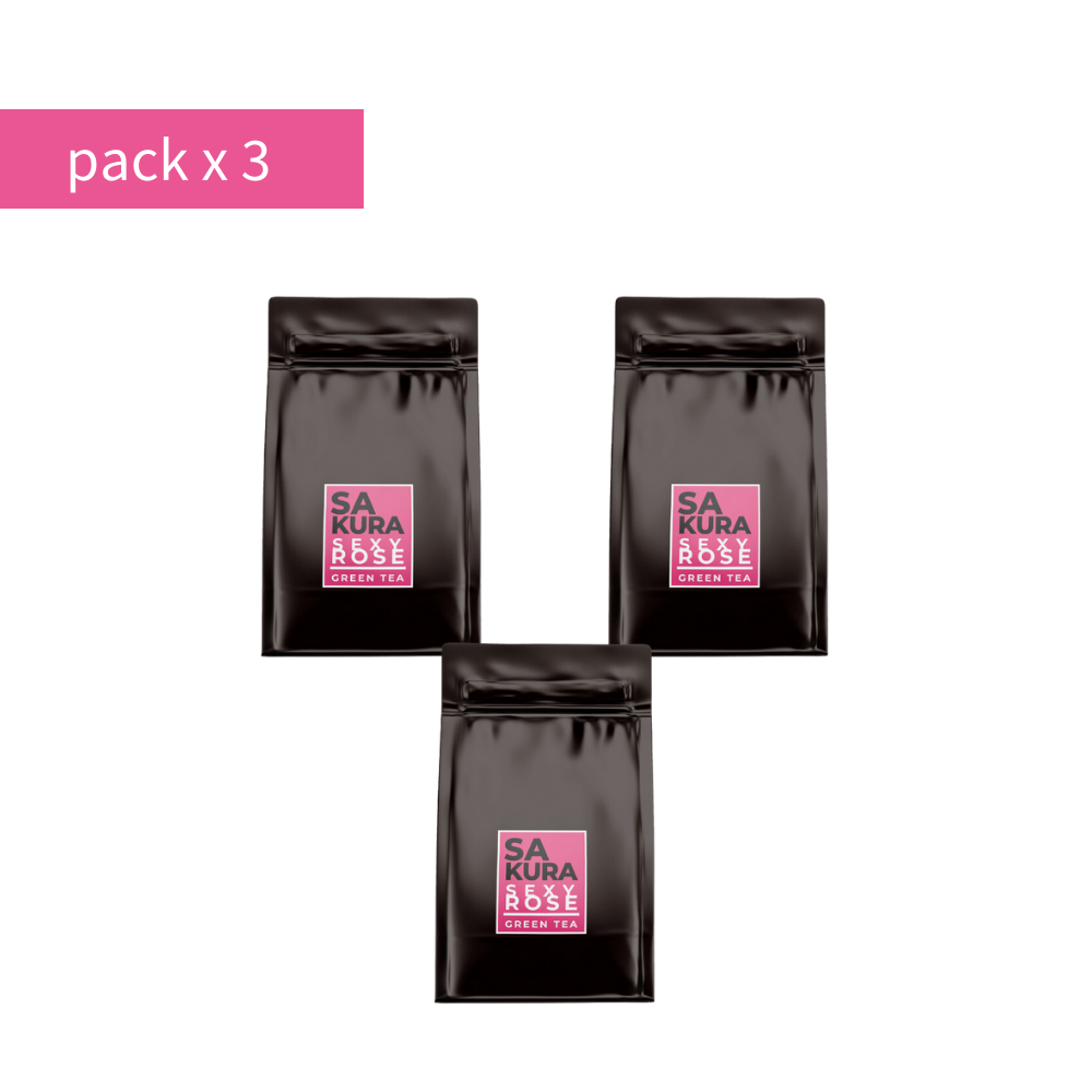 Sakura Sexy Rose Doypack 300g Pack x 3 — Inti Tea Profesional