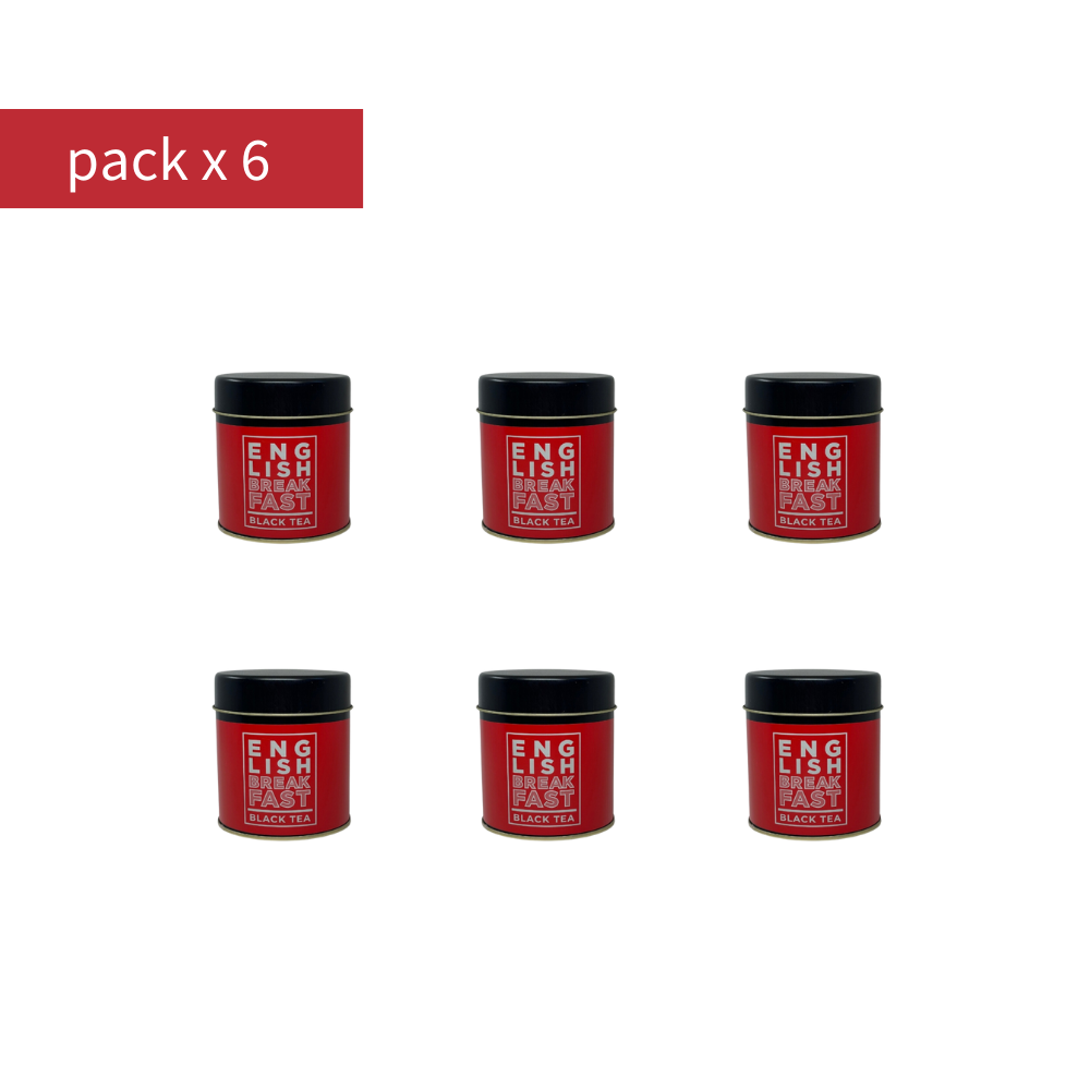 English Breakfast Lata 45g Pack x 6 — Inti Tea Profesional