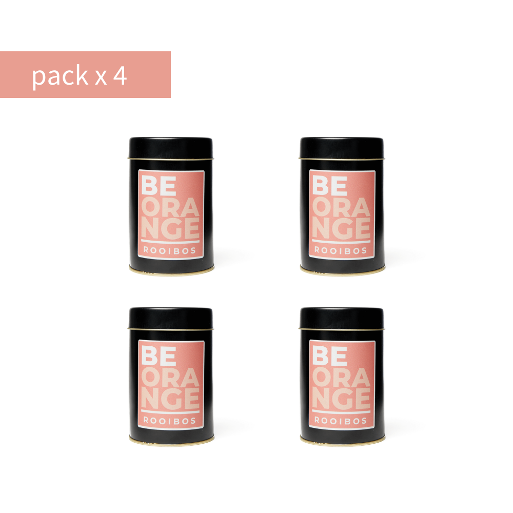 Be Orange Lata 90g Pack x 4 — Inti Tea Profesional
