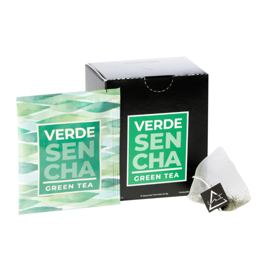 Verde Sencha - Té Verde Japonés 10 Pirámides — Inti Tea Profesional