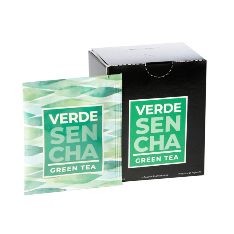 Verde Sencha - Té Verde Japonés 10 Pirámides — Inti Tea Profesional